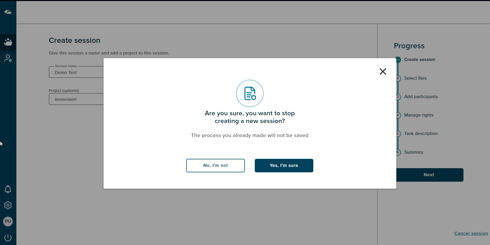 Create Session | Decos Wiki
