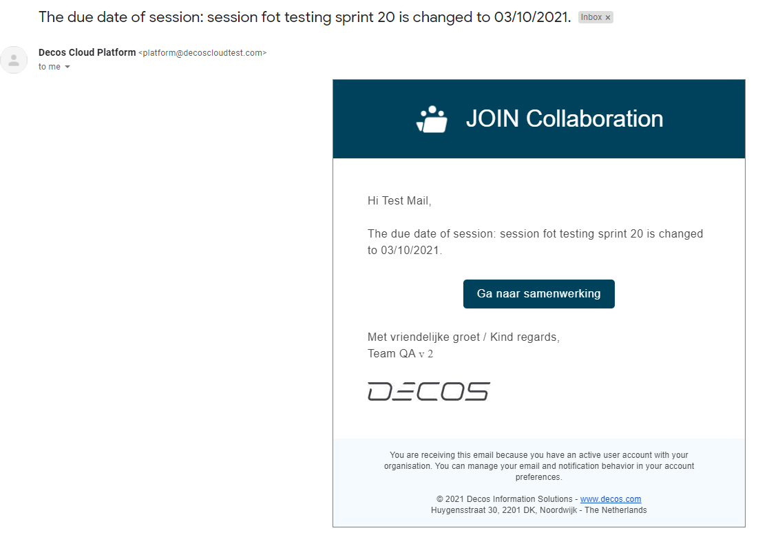 Notifications | Decos Wiki