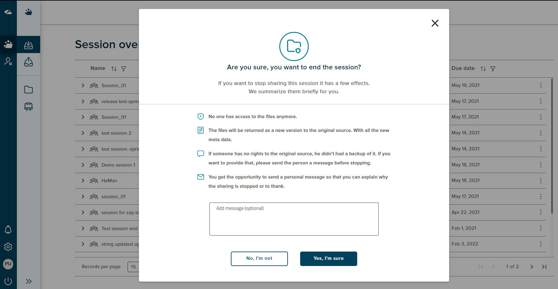 Session Overview | Decos Wiki
