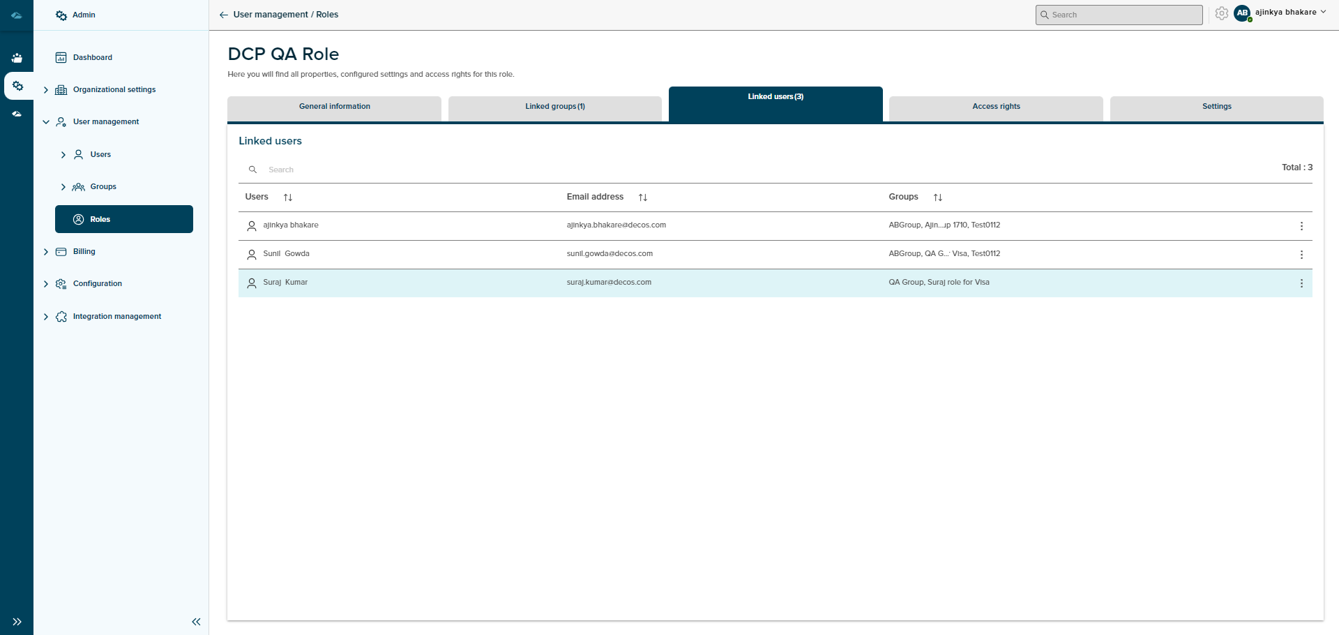 Manage Roles | Decos Wiki