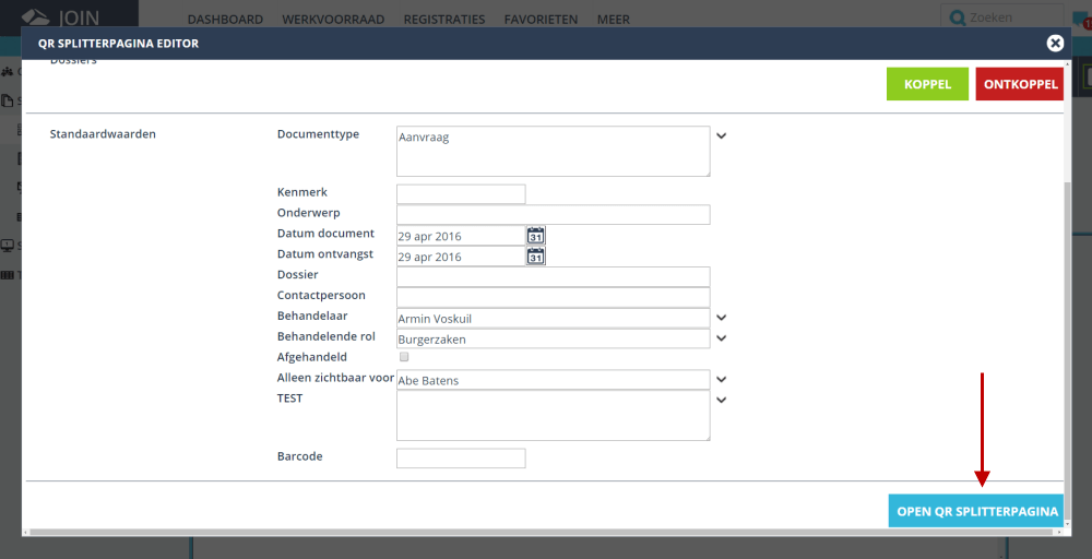 JOIN Zaak & Document | Decos Knowledge base