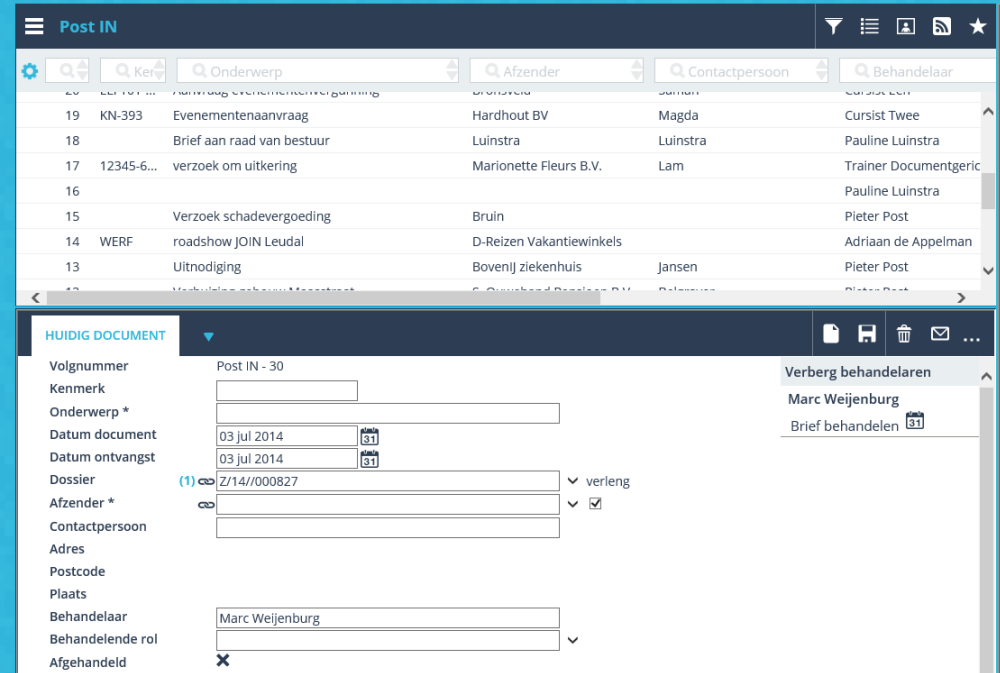 JOIN Case and Document | Decos Knowledge base